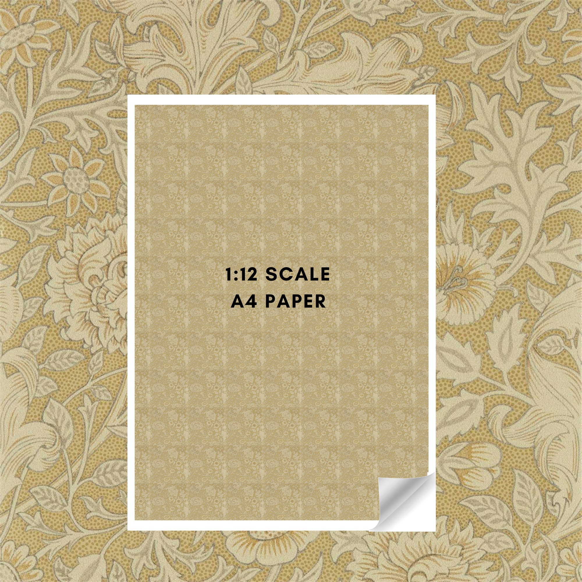 Printable Dollhouse Craft Papers, Victorian Digital Download, 1:12 ...