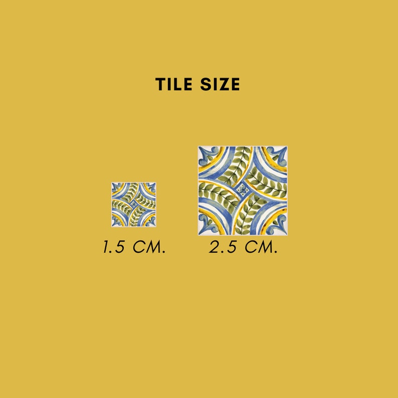 Printable Mediterranean Tile Design: Dollhouse Flooring (PDF, PNG) - Etsy