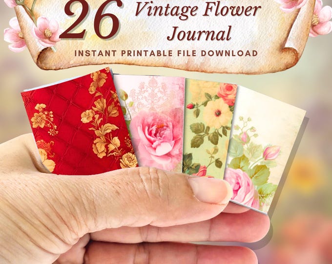 Vintage Embroidery Mini Books – Set of 4 | Vintage Textile-inspired ...