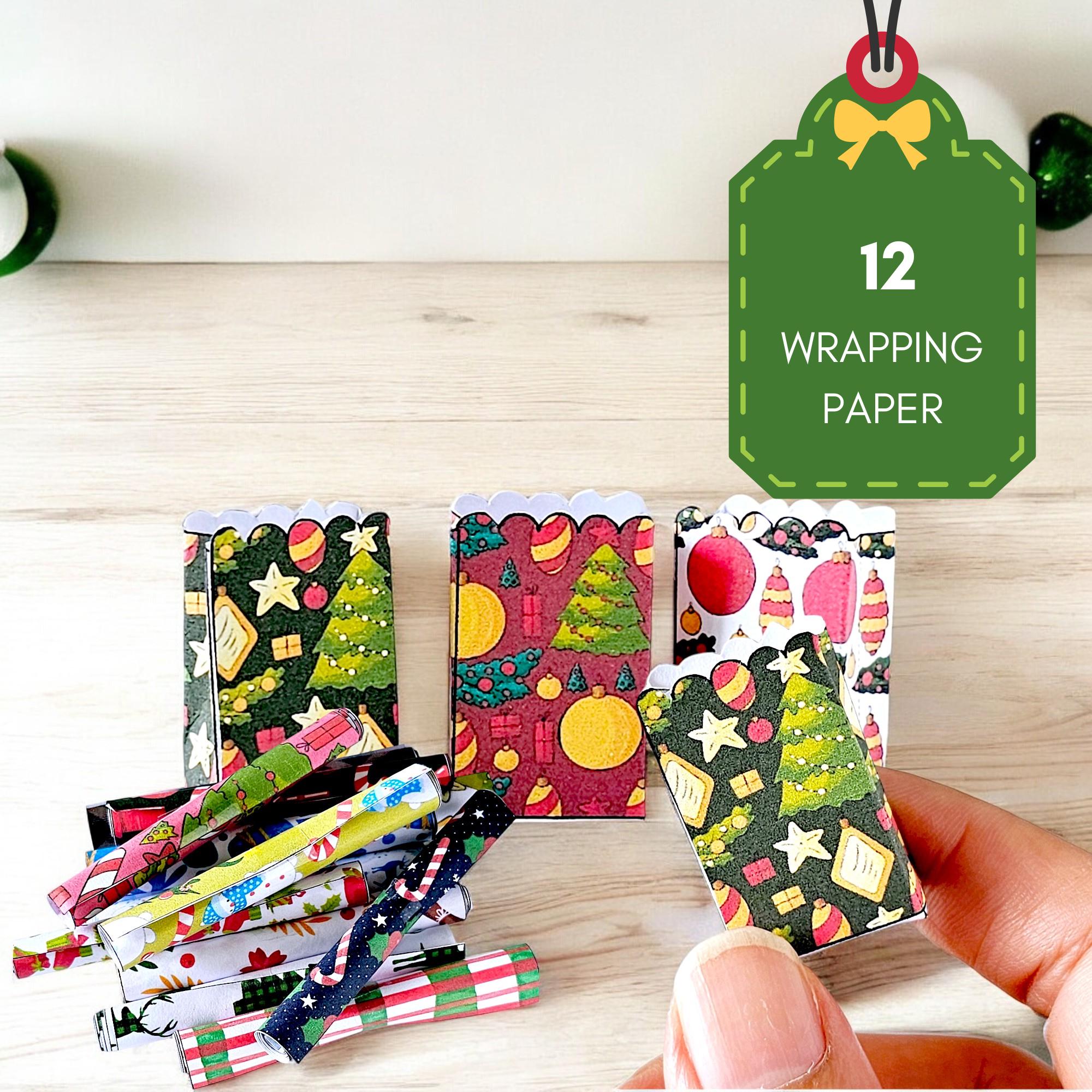 Miniature Christmas Book Bundle: Dollhouse Decor (PDF & PNG) - Etsy