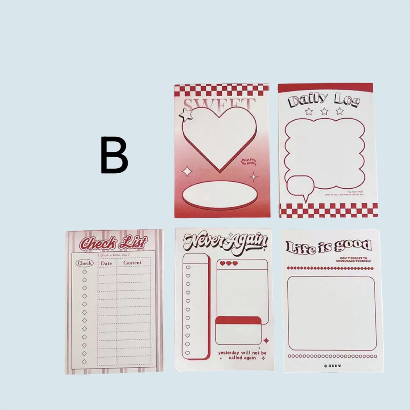 Colourful Retro Memo Pads - Etsy