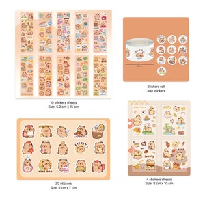 Capybara Stationery Box | Cute Stationery (13 Items) | Scrapbooking ...