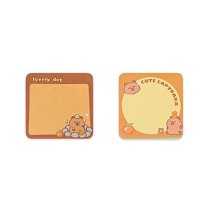 Cute Capybara Memo Pads - Etsy