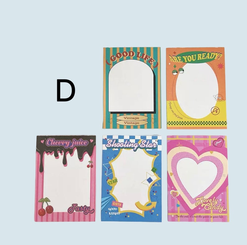 Colourful Retro Memo Pads - Etsy