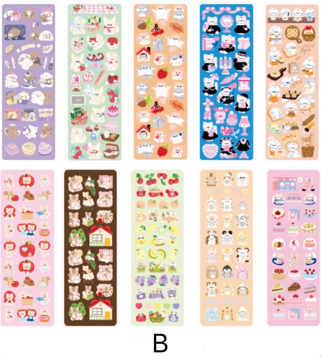 10-50 Sheets Korean Cute Stickers | Polco Deco Stickers | Photocard ...