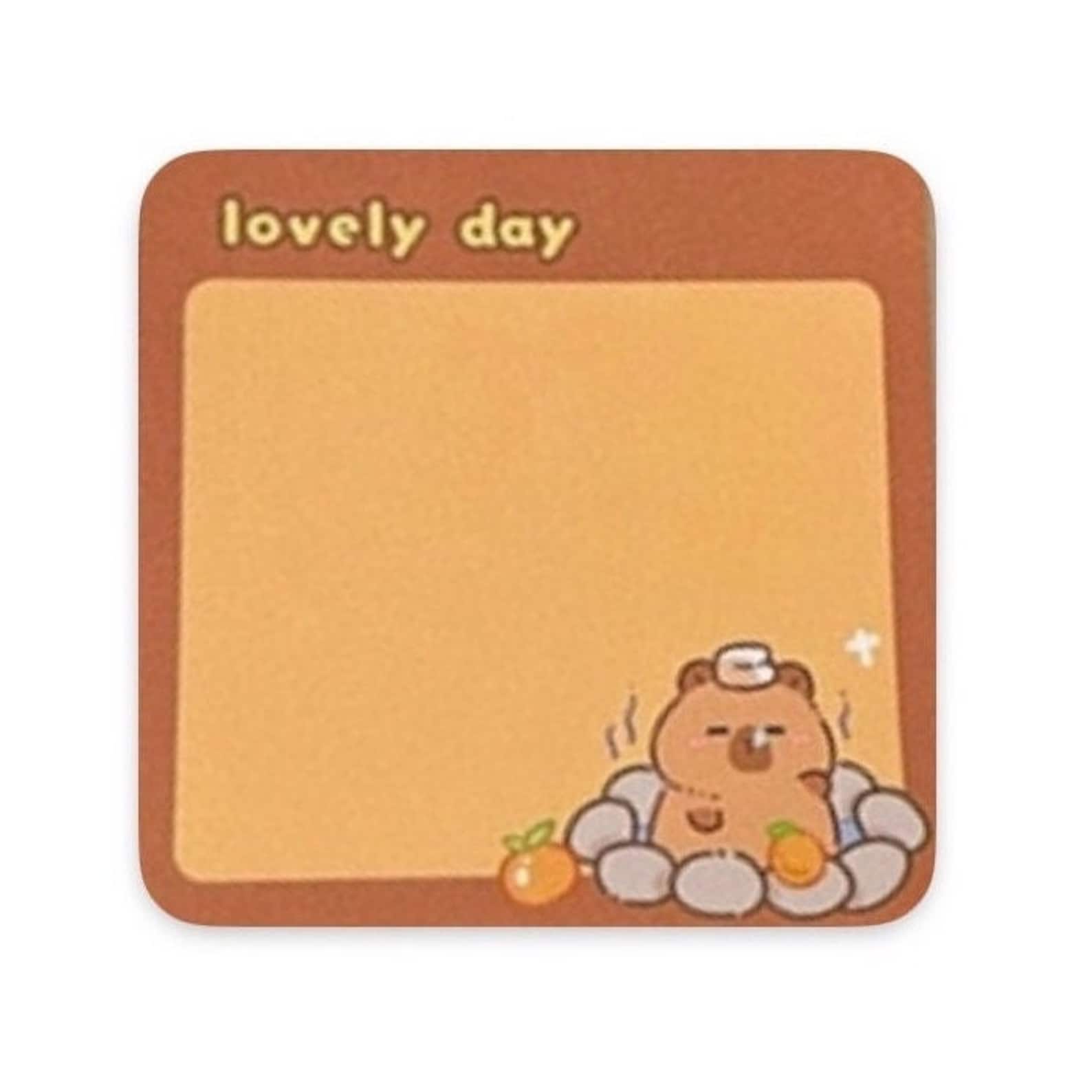 Cute Capybara Memo Pads - Etsy
