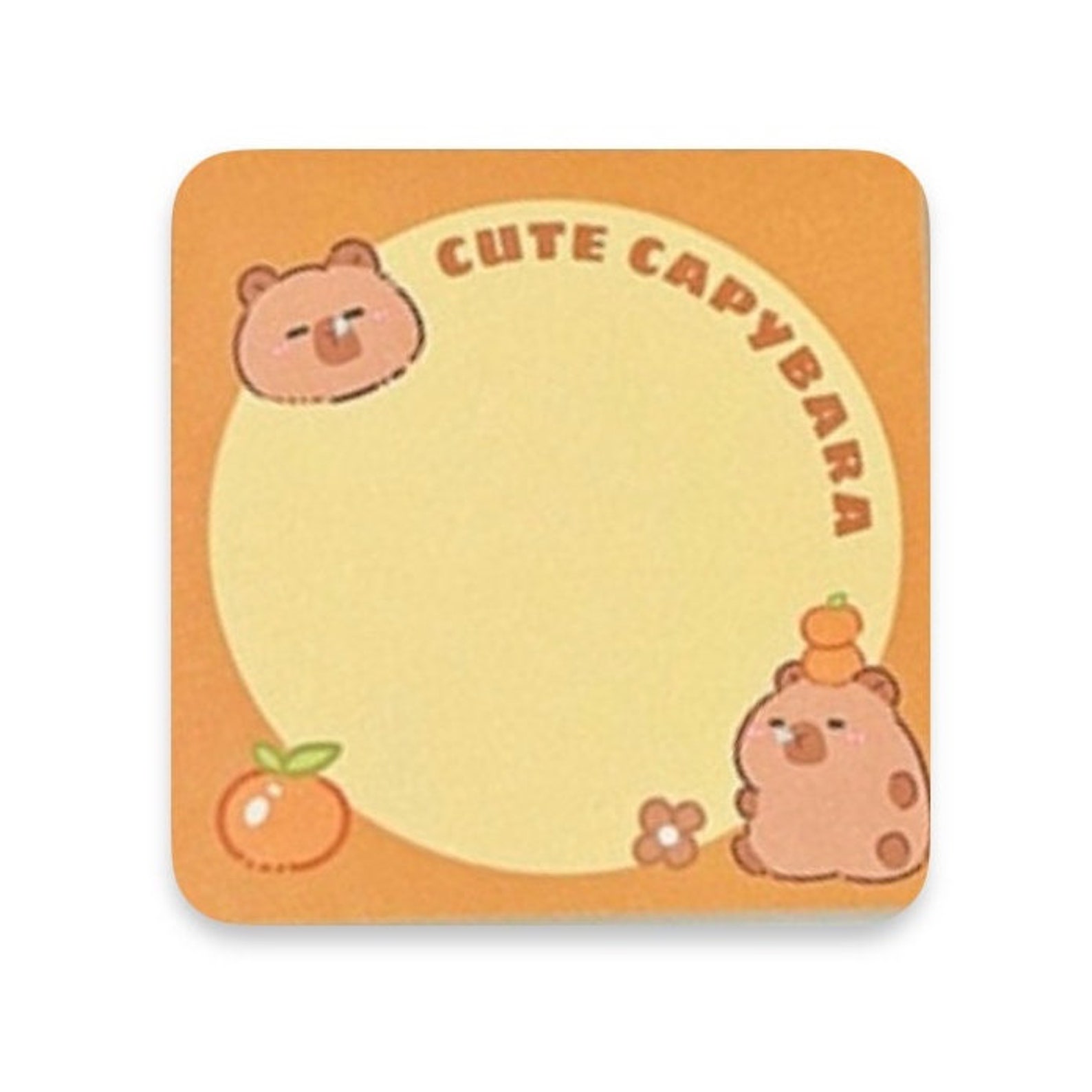 Cute Capybara Memo Pads - Etsy