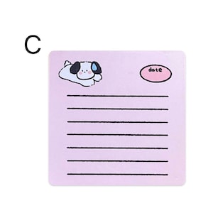 Kawaii Dog Memo Pads | Cute Dog Notepads - Etsy