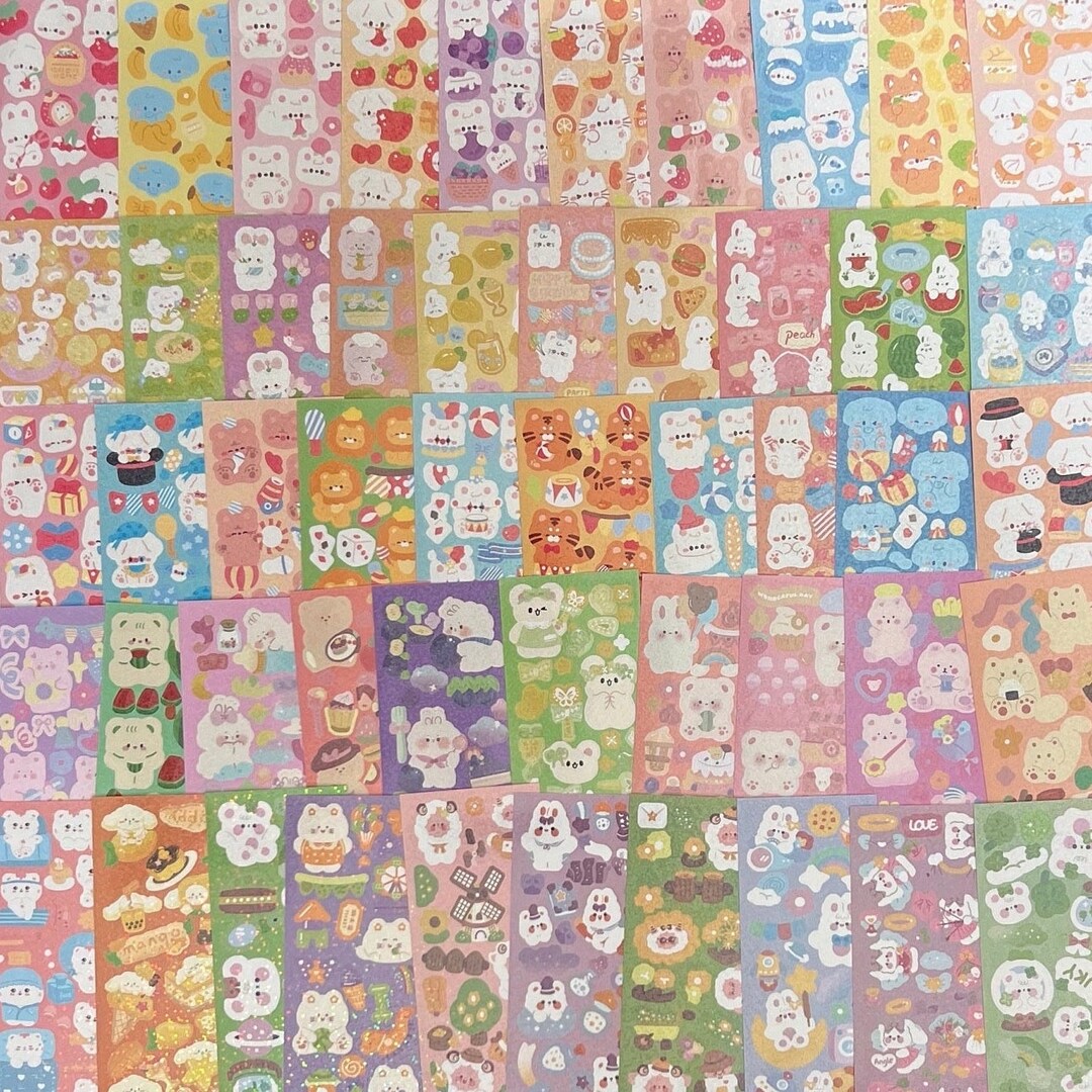 10-50 Sheets Polco Deco Stickers | Photocard Stickers | Scrapbooking ...