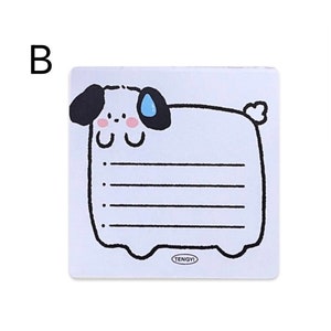 Kawaii Dog Memo Pads | Cute Dog Notepads - Etsy