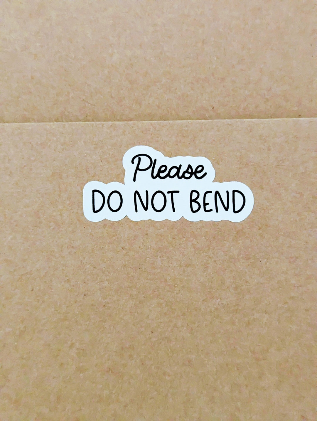 Please Do Not Bend Sticker Sheet for Post, Mail, Envelopes, Packages ...