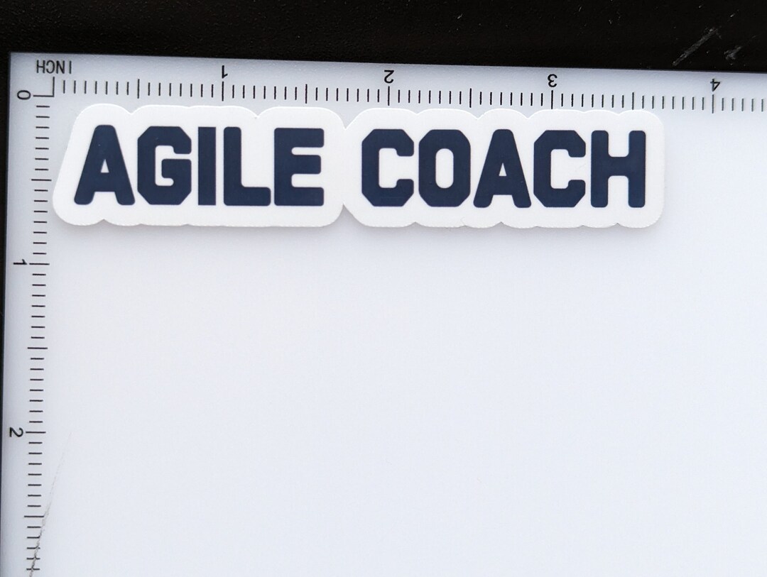 Agile Coach Sticker for Laptop, Notebook, Water Bottle, Scrum Tech ...