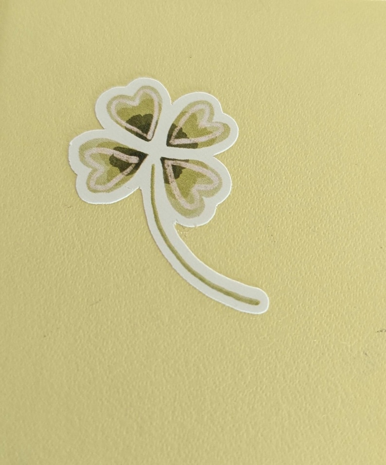 Four Leaf Clover Stickers for Planner & Journal | Aesthetic Planner ...