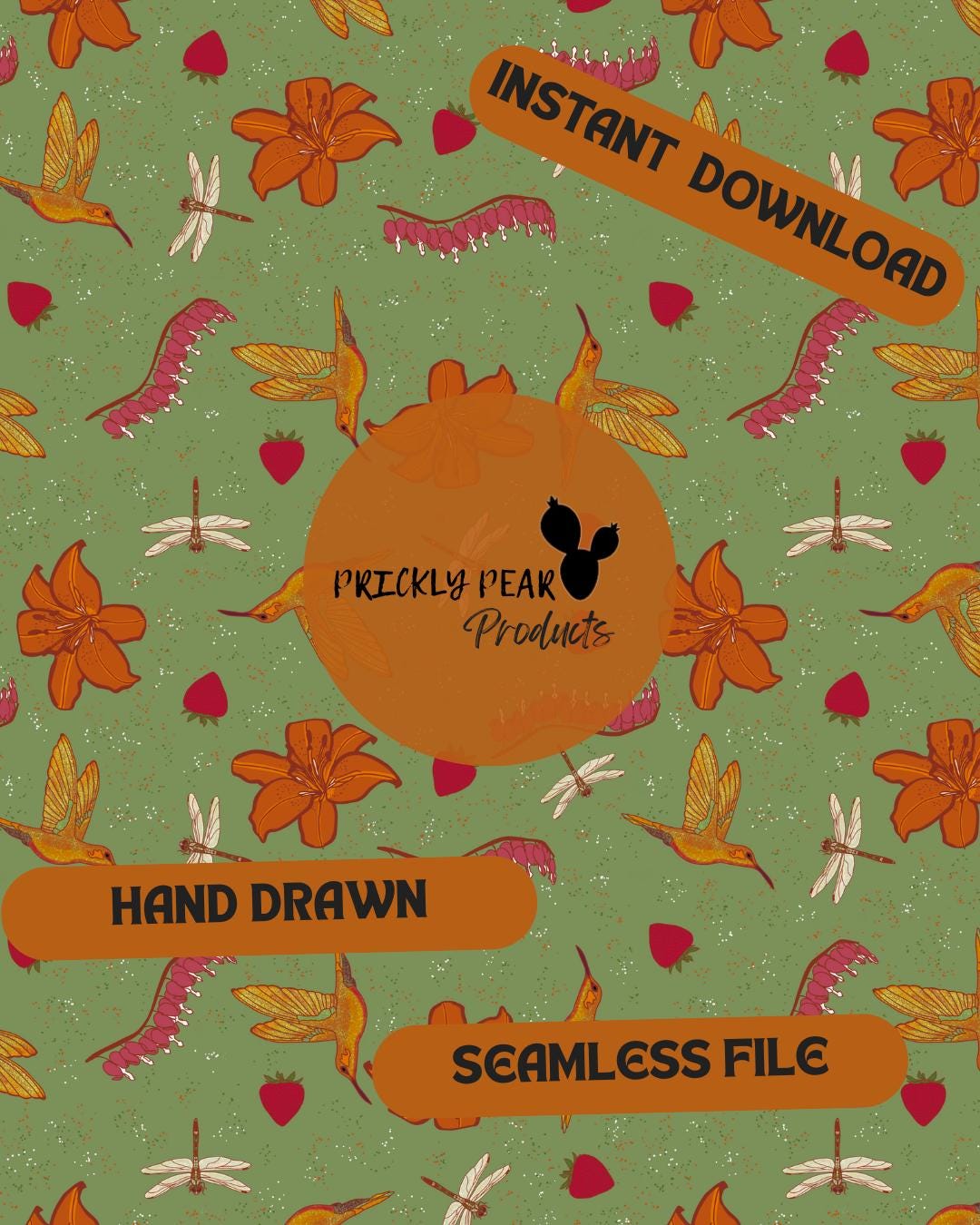 Grandma Patty Seamless Pattern | Hand-drawn |digital Download - Etsy