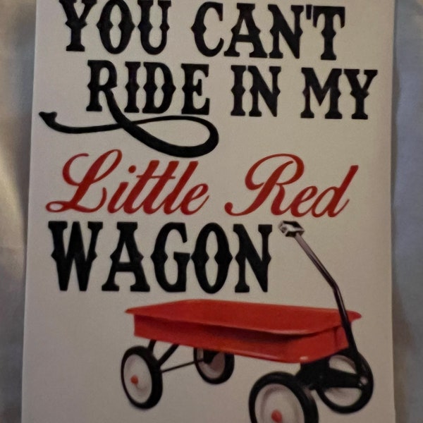 Little Red Wagon - Etsy
