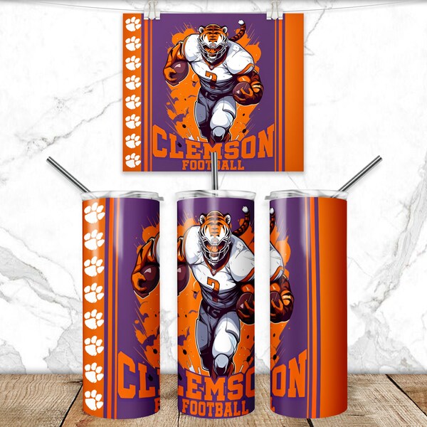 Clemson Tiger Sublimation - Etsy