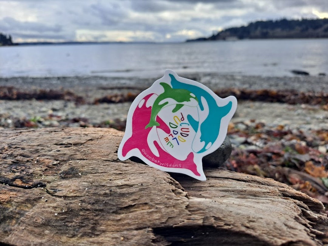 Orca Cuddle Puddle Sticker - Etsy