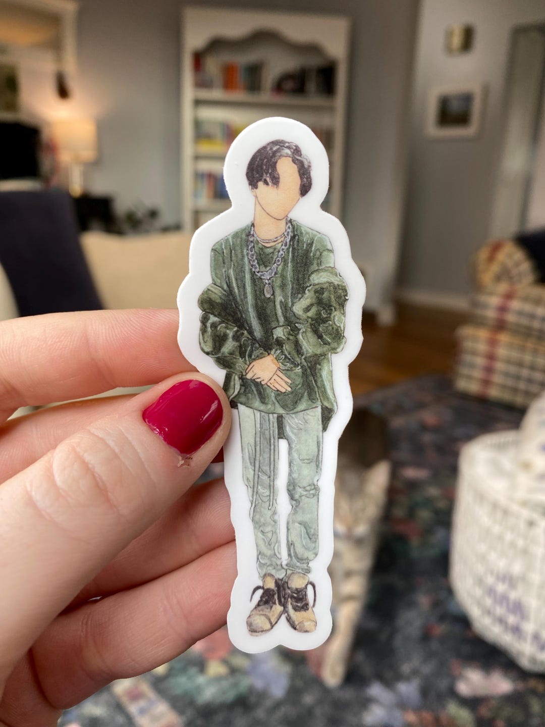 BTS Jungkook Sticker CK Shoot Jung Kook Sticker BTS Fan Art Fan Gift - Etsy