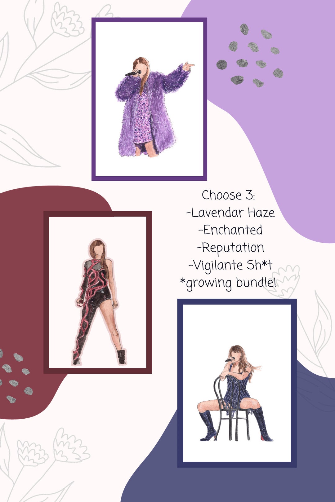 Eras Tour Prints Bundle - Etsy