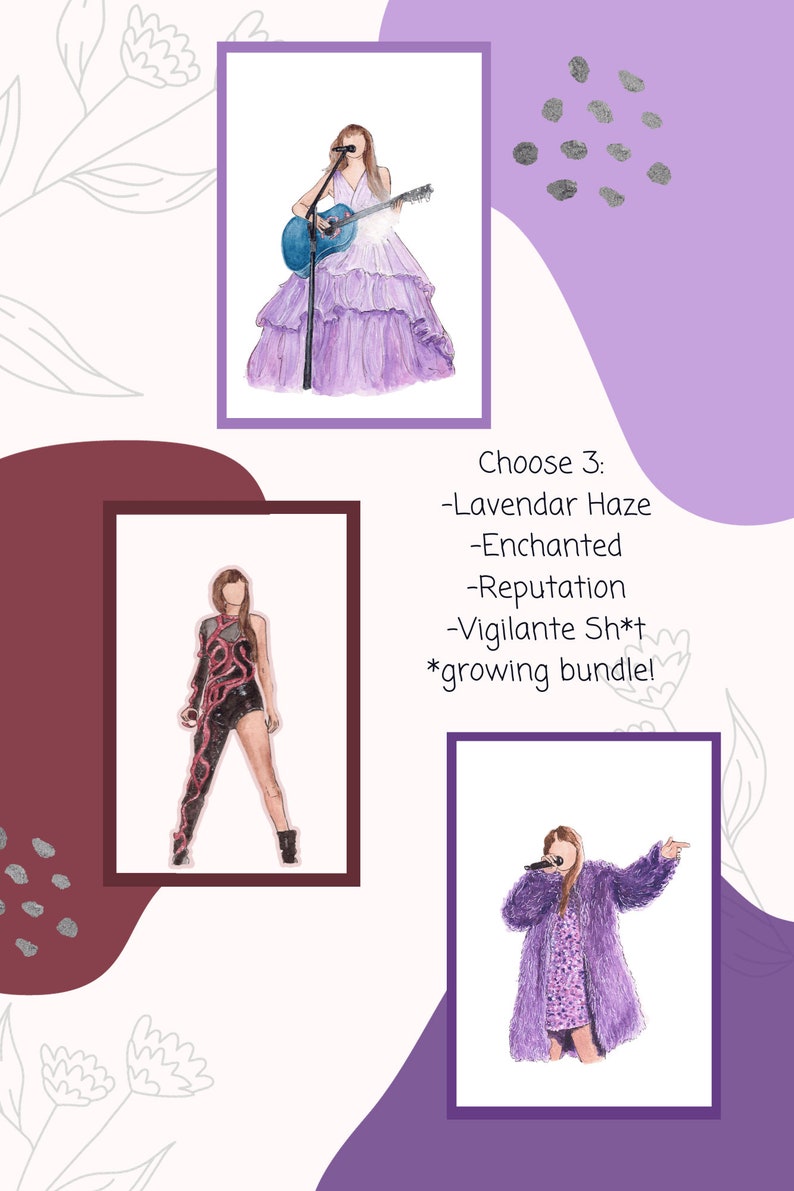 Eras Tour Prints Bundle - Etsy