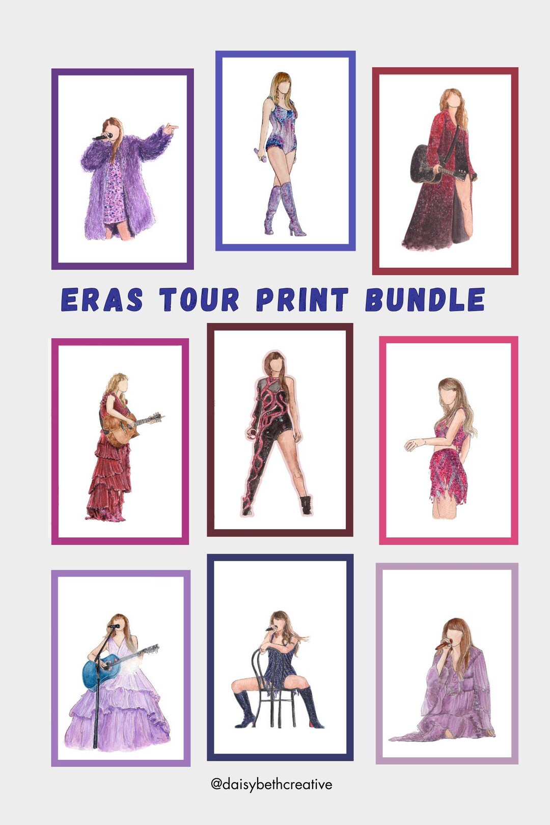 Eras Tour Prints Bundle - Etsy