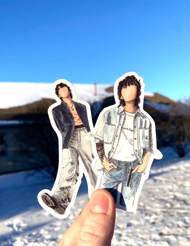 BTS Jungkook Sticker CK Shoot Jung Kook Sticker BTS Fan Art Fan Gift - Etsy