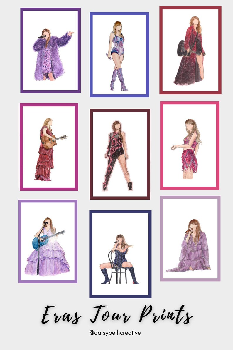 Eras Tour Prints Bundle - Etsy