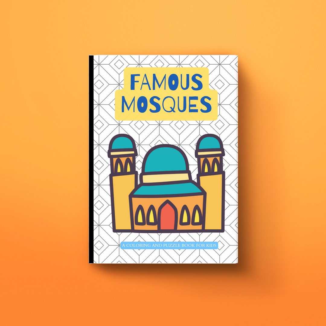 Physical Famous Mosques: Coloring and Activity Book - Etsy