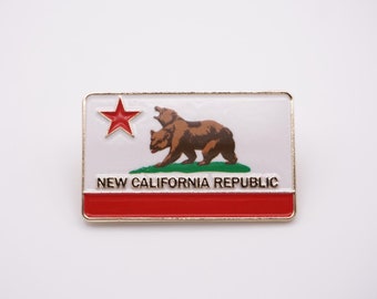 Fallout NCR Flag Enamel Pin RESTOCKED - Etsy