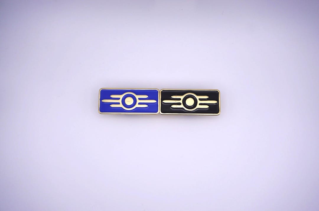 BLEMISHED Vault-tec Pin - Etsy