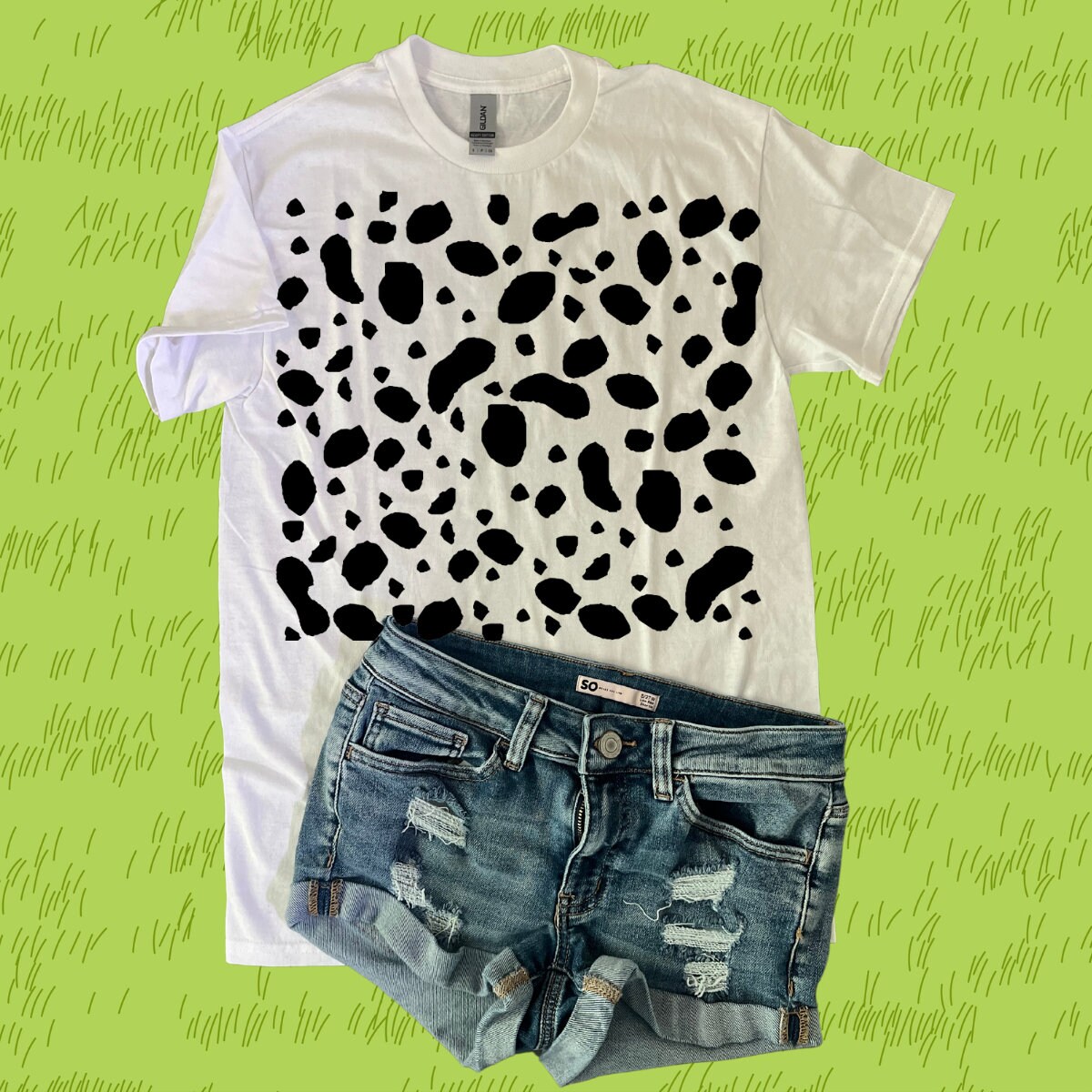 Dalmation Print, Cow Print, DIGITAL FILE - Etsy