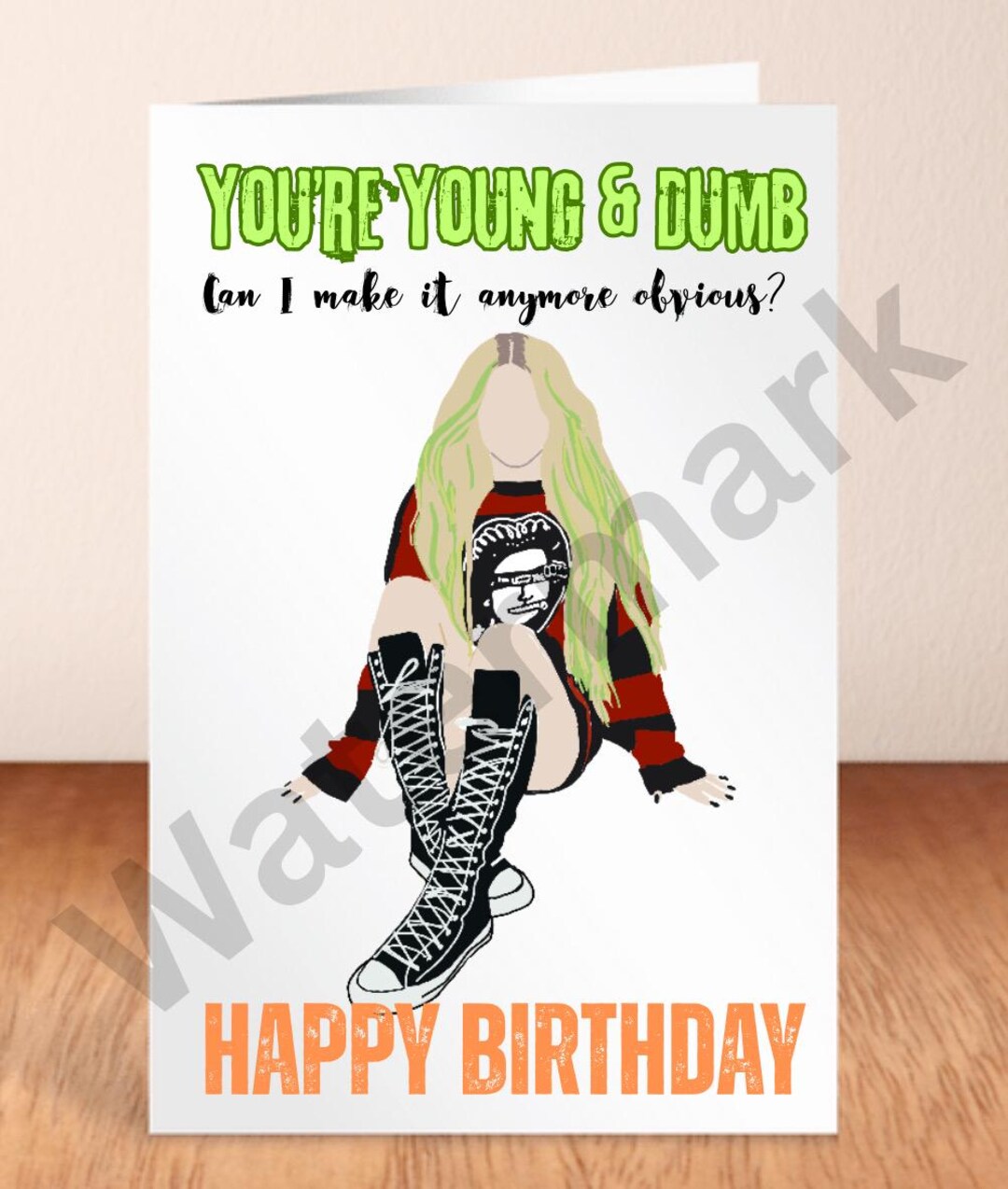 AL Themed Birthday Card! Customizable - Etsy