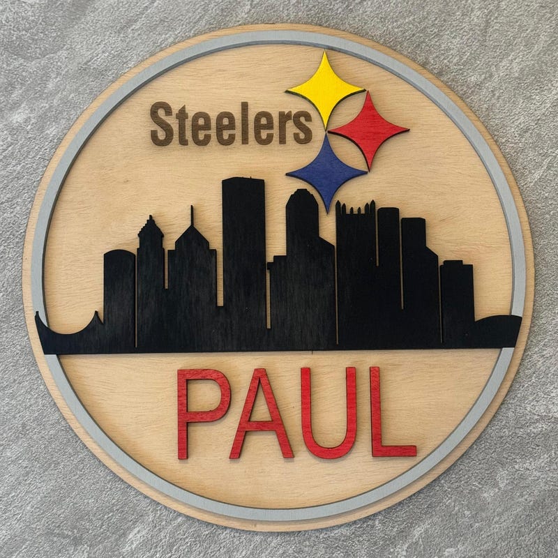 Pittsburgh Steelers Sign - Etsy