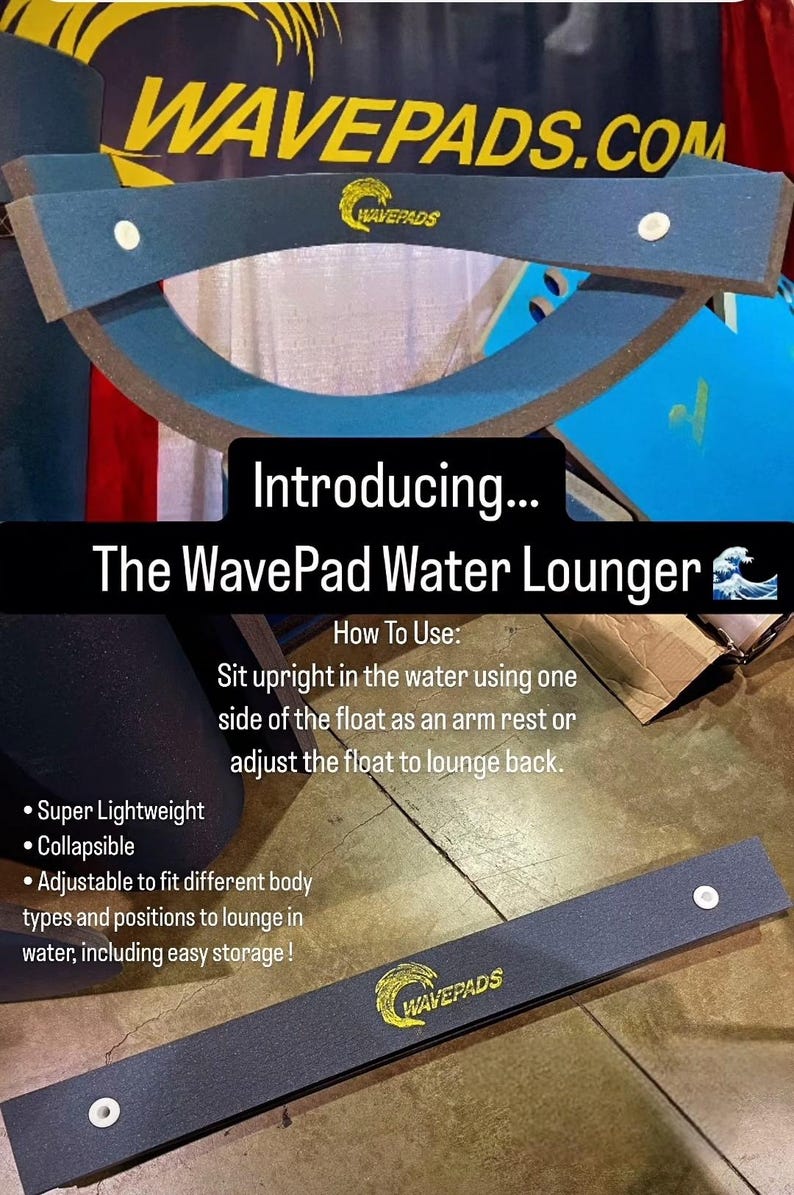 Wavepad Water Lounger - Etsy