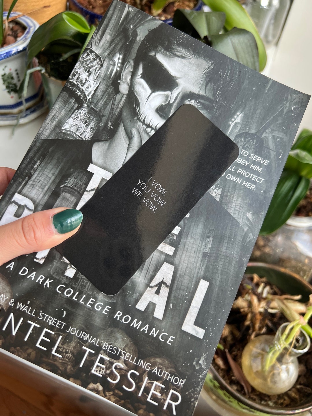 Dark Romance “the Ritual” Inspired Bookmark // I Vow You Vow We Vow ...