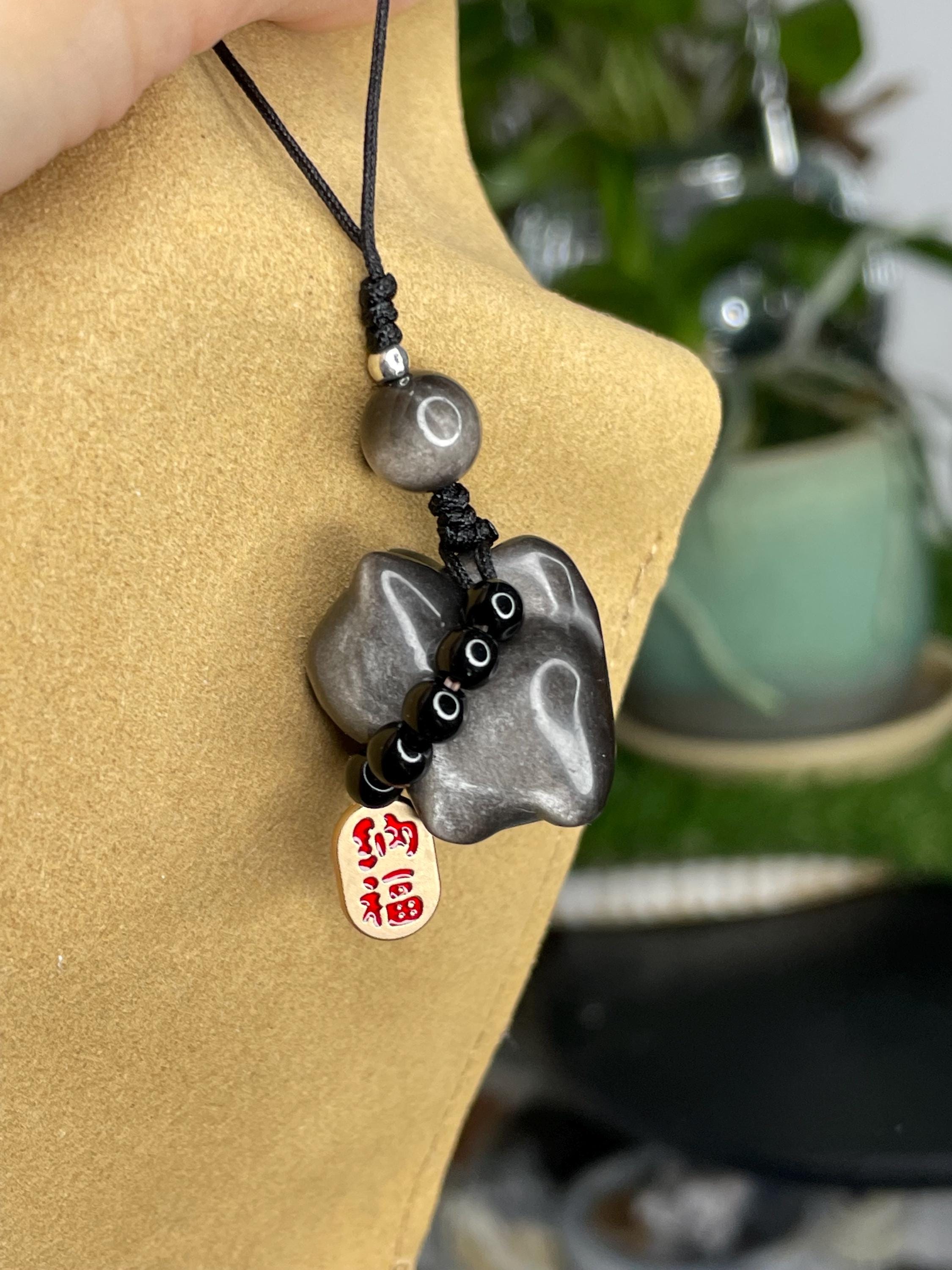 Silver Sheen “lucky” Cat Charm for Bags/keys/phones Etc - Etsy