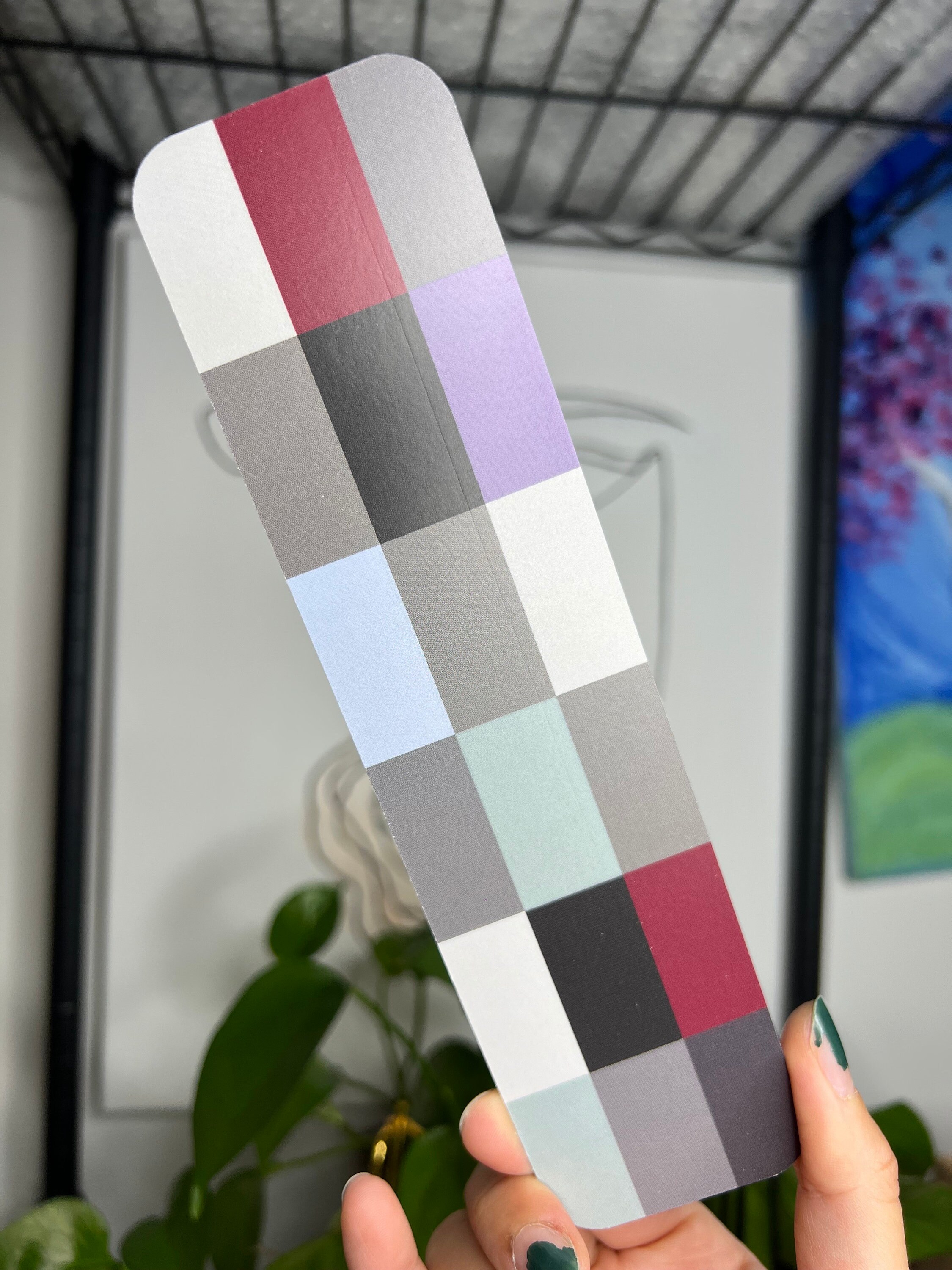 The Untamed Inspired Mosaic Color Palette Bookmark - Etsy
