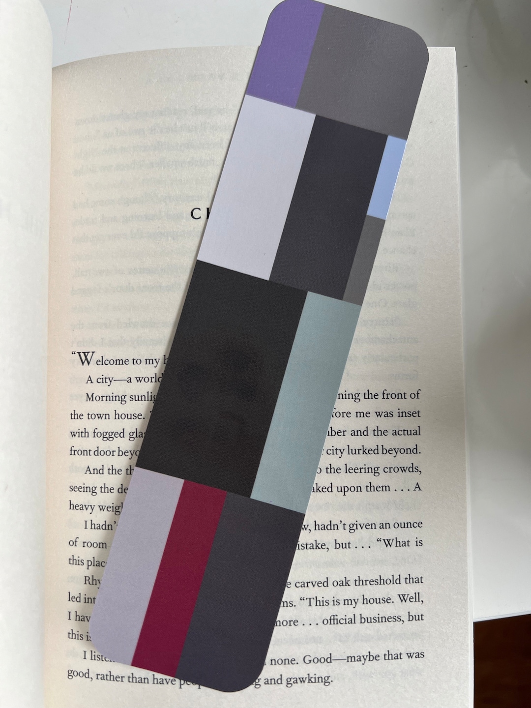 The Untamed Inspired Mosaic Color Palette Bookmark - Etsy