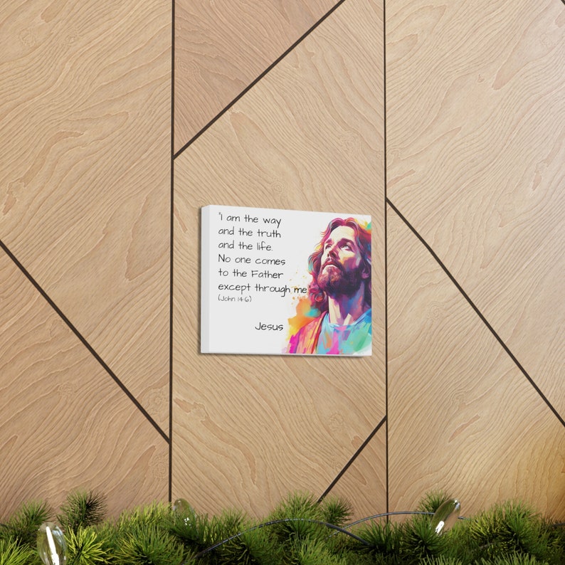 Jesus Christ Biblical Quotes Canvas Gallery Wraps - Etsy