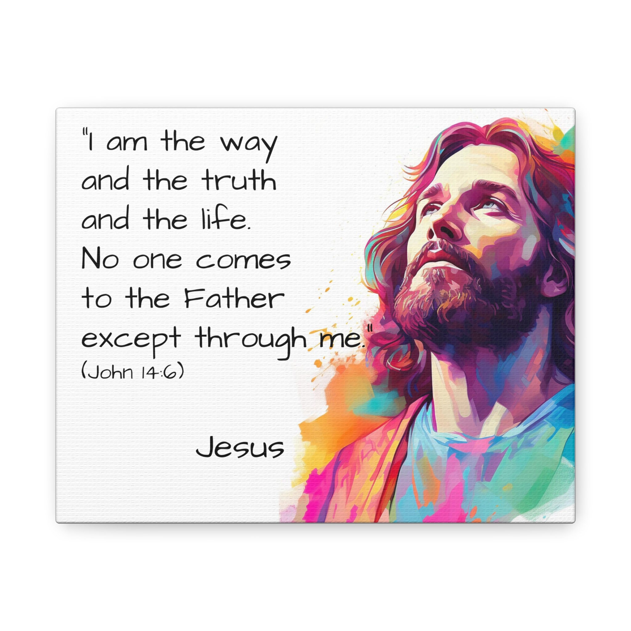 Jesus Christ Biblical Quotes Canvas Gallery Wraps - Etsy
