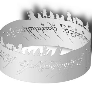 Fire Ring Dxf Svg Files , Lotr ,firepit , Fire , Area Ring Metal Cut ...