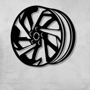 Rim Svg Dxf Png Files , Laser Cut File , Rim Rims Wheel Tire Wall Art ...