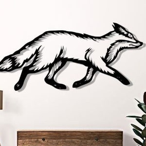 Fox Svg Dxf Png Files , Laser Cut File , Fox Wall Art Cut File for Cnc ...
