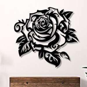 Rose Laser Cut File, CNC, Plasma, Cricut, Glowforge (svg, Dxf, Png) - Etsy
