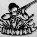 Hunter Svg Dxf Png Files , Laser Cut File Hunting Riffle Target Wall ...