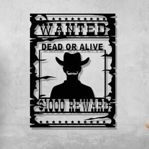 Wanted Svg Dxf Png Files Laser Cutting File Western - Etsy
