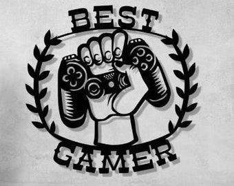 Gamer Dxf , Svg , Png , Files , Laser Cut , Game Room , Game , Gamer ...