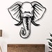 Elephant Svg Dxf Png Files , Laser Cut File , Elephant Wll Art ...