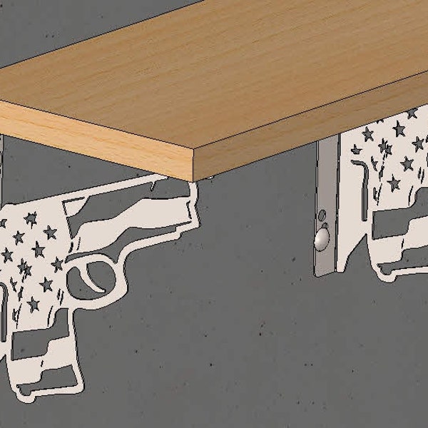 Metal Shelf Brackets Dxf - Etsy