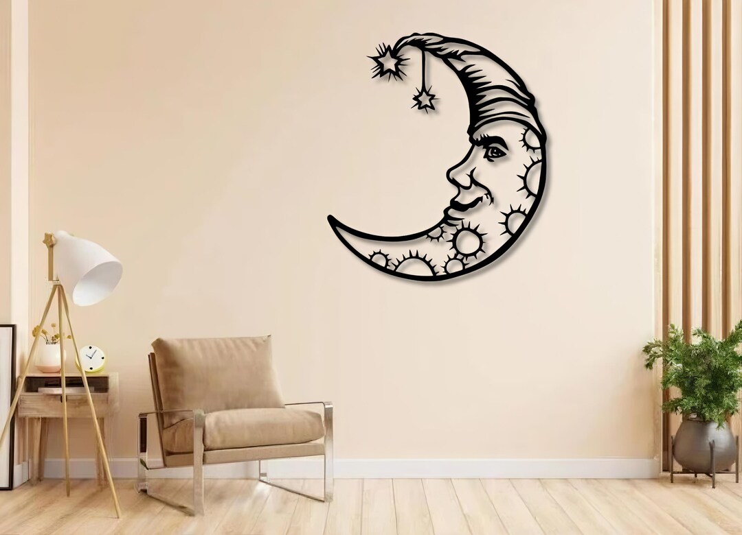 Crescent Moon SVG DXF, Laser Cut File - Etsy UK